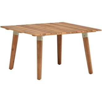 vidaXL Garten-Couchtisch 60x60x36 cm Massivholz Akazie Vidaxl