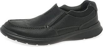 Clarks Cotrell Free, Mocassin Homme, Lea huileuse Noire, 44.5 EU
