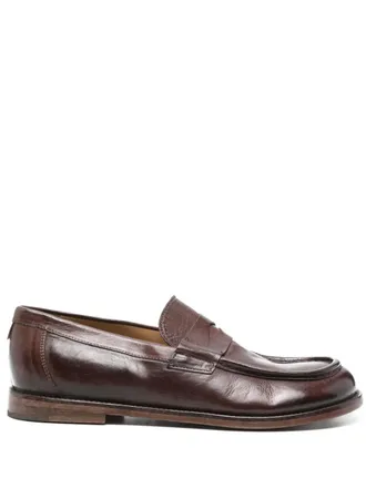 Moma mocassins en cuir - Marron