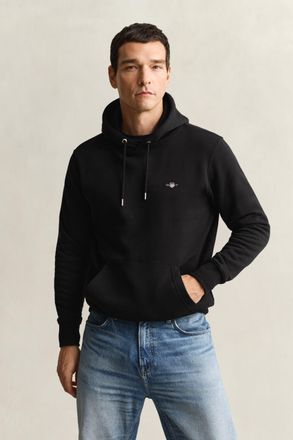GANT Herren Shield Hoodie (XXXL) Schwarz