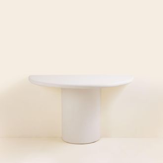 Madura Console Murale Eliz Blanc min&eacute;ral - BLANC