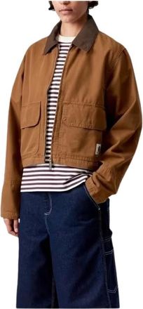Carhartt Work in Progress Femme, Vestes, Brun, Taille: 40 FR Prescott Coat
