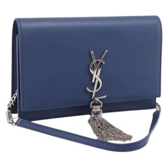 Saint Laurent Pre-owned Crossbody Wallet - - Pre-owned - Damen - Blau - ONE SIZE