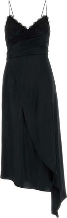 Moschino Femme, Robes, Noir, Taille: 38 FR Satin Dress