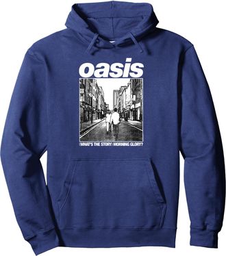 Oasis Amazon Exclusive WTSMG In Navy Pullover Hoodie