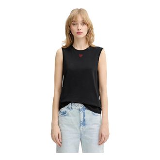 Pinko Casimiro Canotta - - Tops - Damen - Schwarzk - S