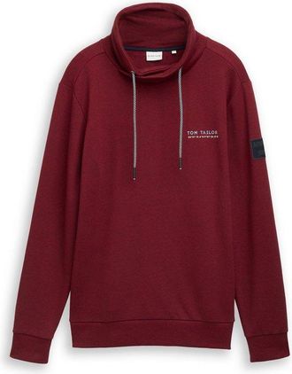 Tom Tailor Sweatshirt Strick & Sweatshirts Snood Sweatshirt mit Logo-Details