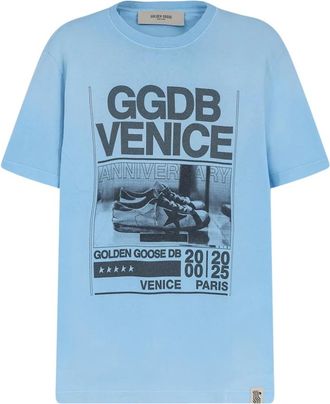 Golden Goose Homme, Tops, Bleu, Taille: S T-Shirt