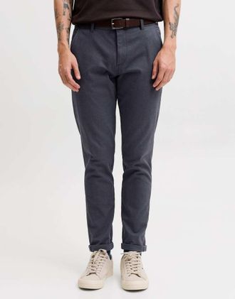 Jack & Jones Marco pantalon slim taille basse bleu