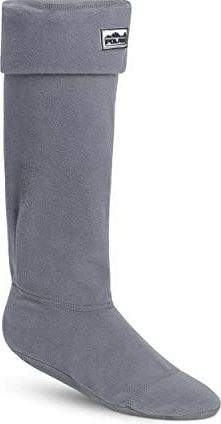 Polar Femmes Thermique Toison Welly Botte De Caoutchouc Botte Chaud Confortable Doux Wellie Chaussettes - Gris - M
