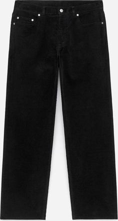Arket Cordhose LOOSE -Schwarz