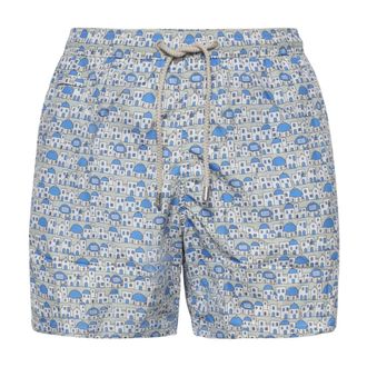 MC2 Saint Barth Homme, Maillots de bain, Bleu, Taille: M Gustavia Swim Shorts