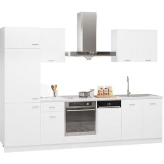 vidaXL 7-tlg. K&uuml;chenzeile Lyon Wei&szlig; Holzwerkstoff Vidaxl