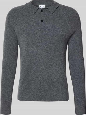 FTC Kaschmirpullover mit Kentkragen