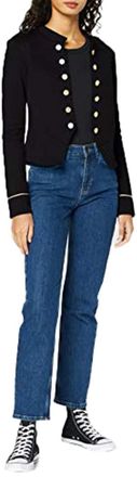 Only Damen ONLANETTA L/S Blazer SWT NOOS Sweatshirt, Black, S