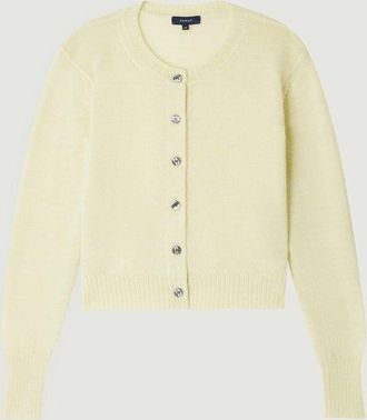 SOEUR CARDIGAN GRIFFITH JAUNE