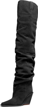 Michael Kors NOEMIE OTK HEELED BOOT BLACK Damen, EU 38.5