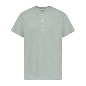Rag & Bone T-Shirt mit gekn&ouml;pftem Ausschnitt - - Tops - Herren - Gr&uuml;n - S