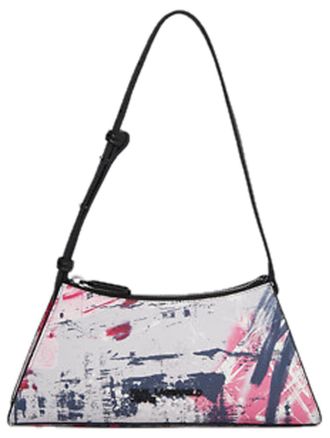 Karl Lagerfeld WomenS, Logo Small Shoulder Bag All-Over-Print, Painters Print AOP Pink, One size
