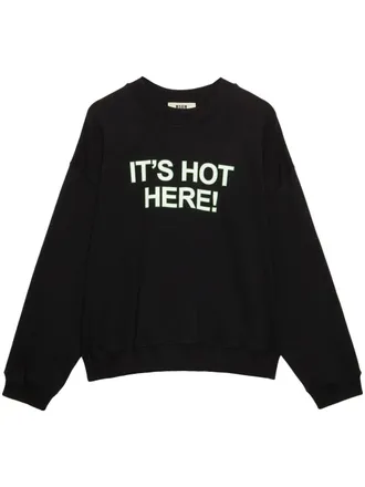 Msgm sweat à imprimé graphique - Noir