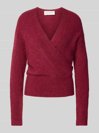 Moss Copenhagen Strickpullover in Wickel-Optik Modell Bondie Hope