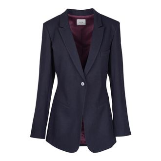 Alysi Blazer mit fallendem Revers - - Jackets - Damen - Blau - M