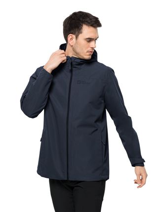 Jack Wolfskin Herren Besler 2l Jkt M Jacket, Night Blue, L EU