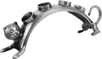 BESPORTBLE Weinstopperhalter Metall 4 Loch Flaschenverschlussst&auml;nder Tierform Vintage Design f&uuml;r K&uuml;che und Studentenwohnheim