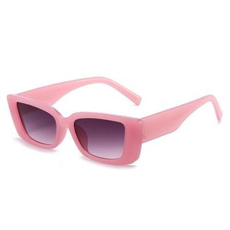 Generic Lunettes De Soleil Décoratives For Femmes, Petites Montures, Idéales For Les Vacances Ou Fêtes(Pink)