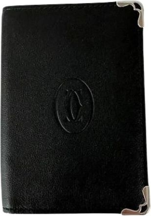 Cartier unisex, Pre-owned, Noir, Taille: ONE Size Porte-cartes Vintage Pre-owned