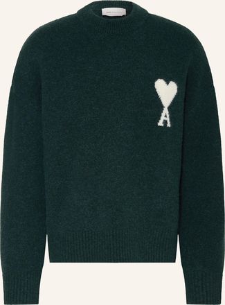 Ami Pullover Mit Alpaka gruen