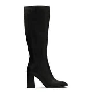 Kazar Minimalistische schwarze weiche Lederstiefel - - Shoes - Damen - Schwarzk - 37 EU