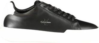 Calvin Klein Homme, Chaussures, Noir, Taille: 45 EU Baskets d&eacute;contract&eacute;es en polyester