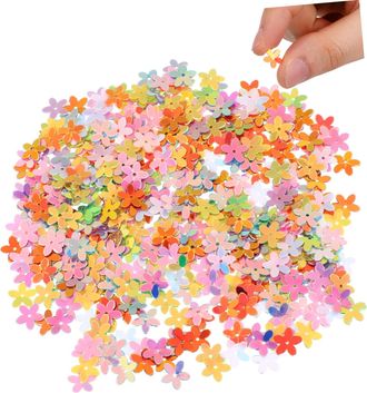 DOITOOL Buntes Blütenkonfetti Farbenfrohe Tischdekoration für Hochzeit Party und DIY Bastelarbeiten Leichtes Blütenblatt-konfetti für Romantische Feiern und G