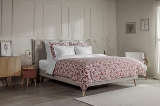 Emma Housse de couette Satin de coton Emma 260x240 - Paisley Floral