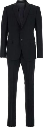 Emporio Armani Homme, Costumes, Noir, Taille: L Giacca Monopetto Slim + Pantalone Super Slim