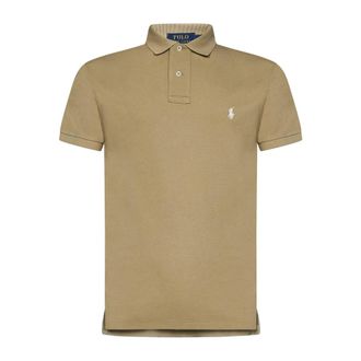 Ralph Lauren Baumwoll-Polohemd - - Tops - Herren - Braun - M