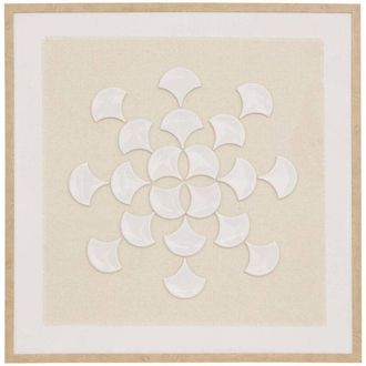 Atmosphera Atmosphera - 3D-Leinwand Houria beige 78x78cm créateur dintérieur