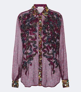 Dries Van Noten Besticktes Hemd