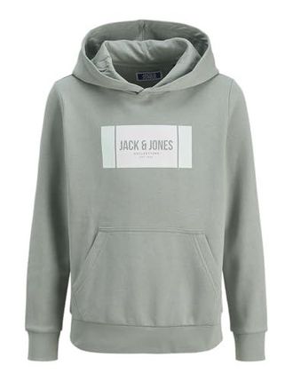 Jack & Jones Jjhayato JNR Sweat à Capuche pour Homme, Iceberg Green, 152