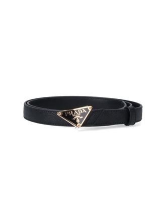 Prada Logo Belt