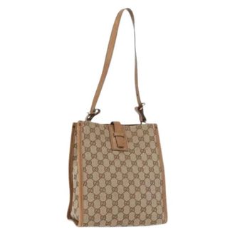 Gucci Pre-owned Vintage GG Canvas Schultertasche - - Pre-owned - Damen - Beige - ONE SIZE