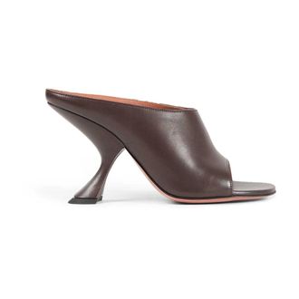 Amina Muaddi Femme, Chaussures, Brun, Taille: 41 EU Uma Slipper