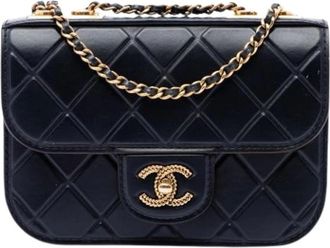 Chanel Sac bandouli&egrave;re matelass&eacute; Pre-owned - Femme - Pre-owned - Noir - Taille: ONE Size
