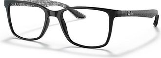 Ray-Ban Rb8905 Optics Schwarz Fassung Klar Glas Polarisiert 55-18