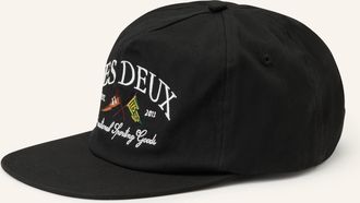 Les Deux Cap Ivy League Twill Letterman Cap schwarz