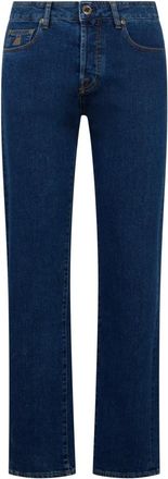 Moorer Homme, Jeans, Bleu, Taille: W30 Jeans Droits