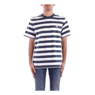 Dickies Homme, Tops, Bleu, Taille: S Bleu Logo Front T-shirts et Polos