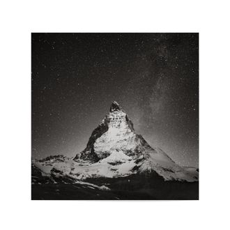 artboxONE Poster 50x50 cm Berge Reise Matterhorn 2 - Bild matterhorn astro astrofotografie