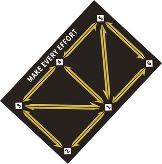 Generic Trainingsmatte f&uuml;r Fu&szlig;ball, Trainingsmatte f&uuml;r Fu&szlig;ballschritte, Trainingsausr&uuml;stung mit Ballkontrolle, Trainingsmatte f&uuml;r Beweglichkeitsschritte, verb
